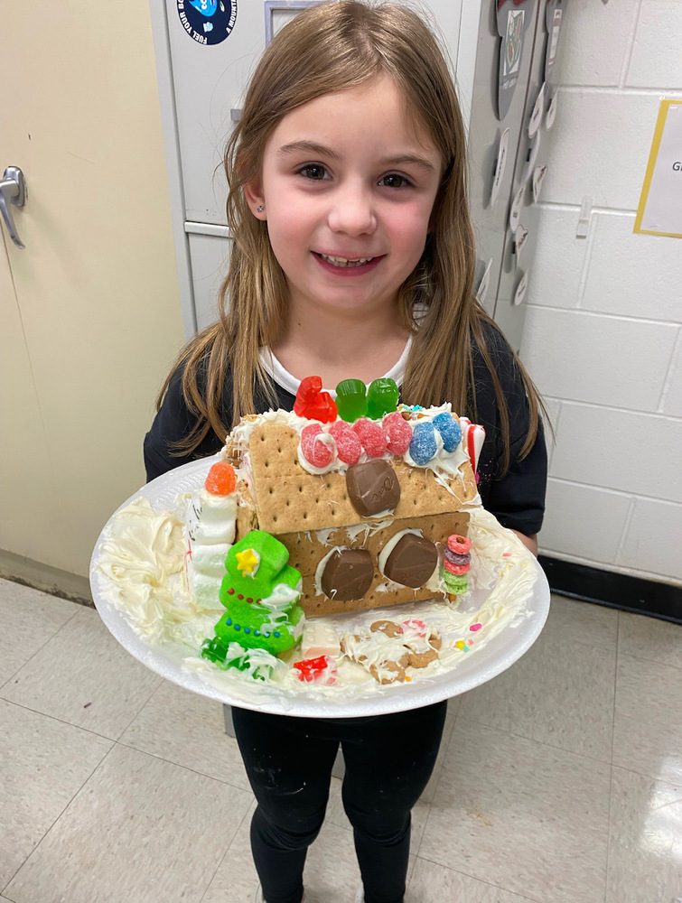 First Grade Gingerbread Houses | Evans Elementary School