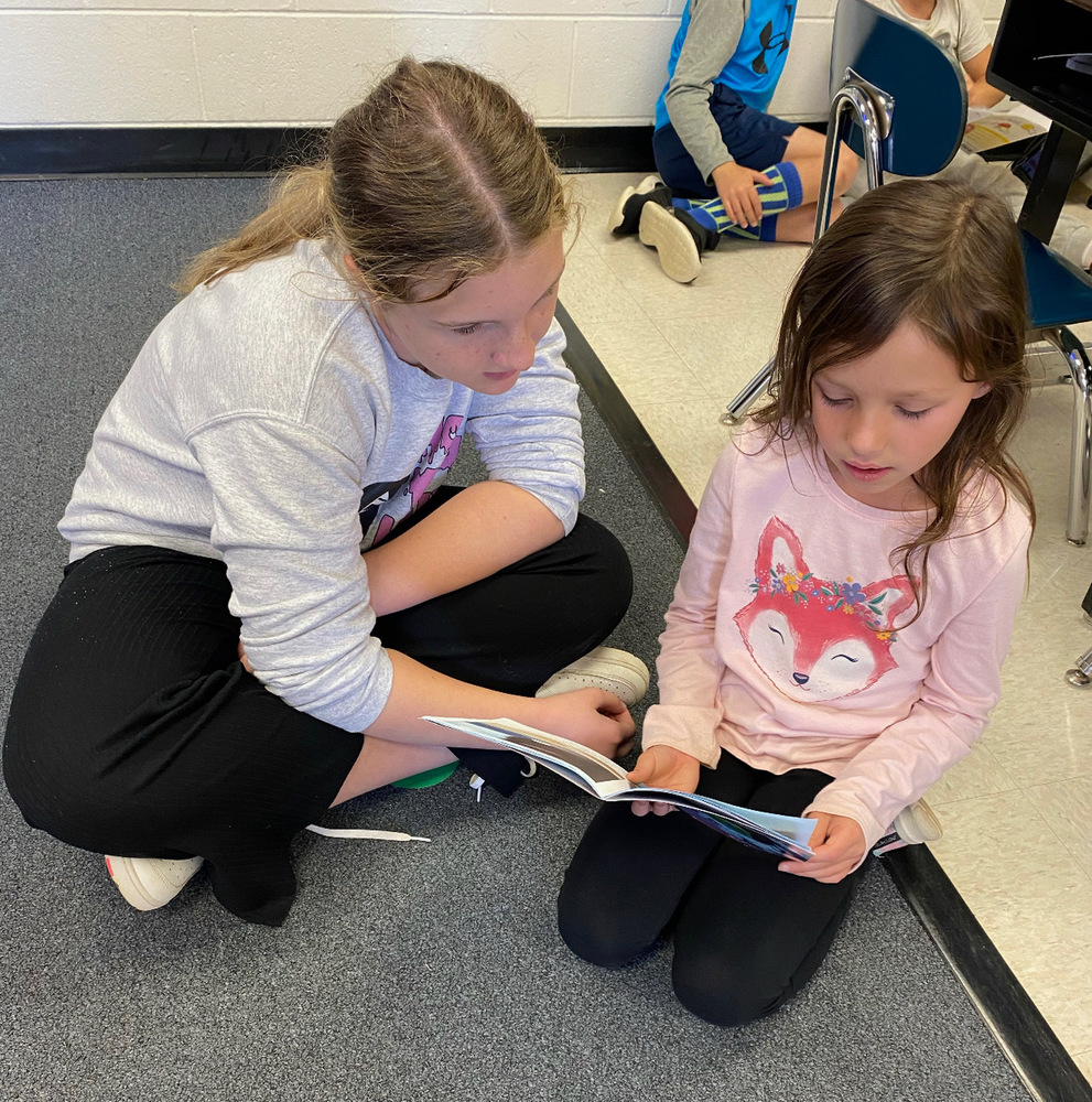 1st Grade Reader Buddies | Evans Elementary School