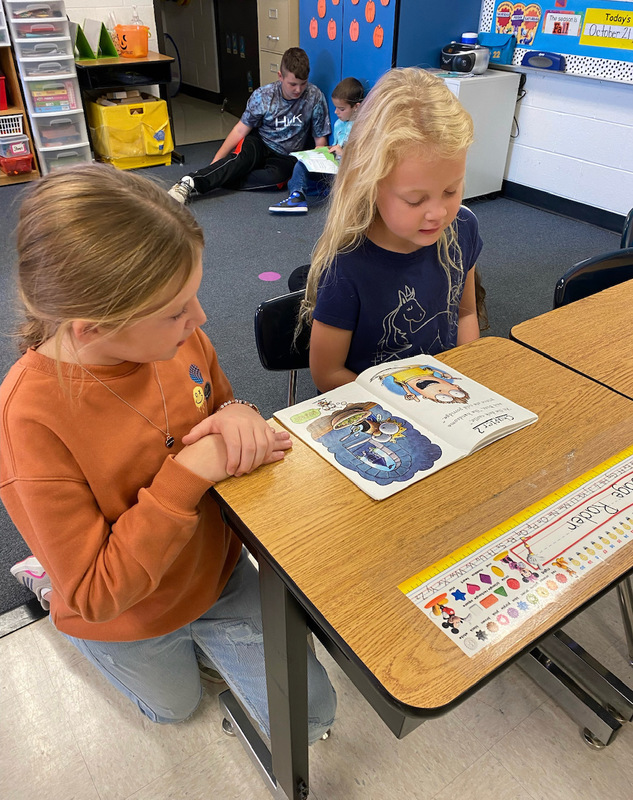 1st Grade Reader Buddies | Evans Elementary School