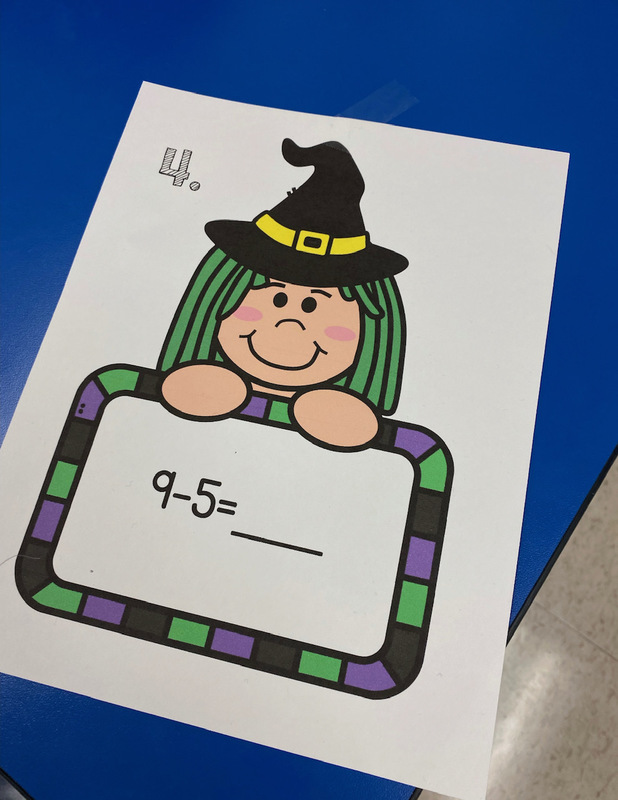 Math or Treat in First Grade | Evans Elementary School